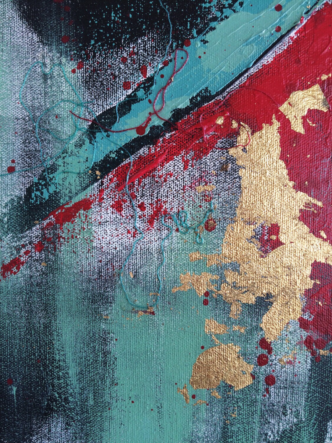 Original Abstract Acrylic Painting 18 X 24 - Etsy