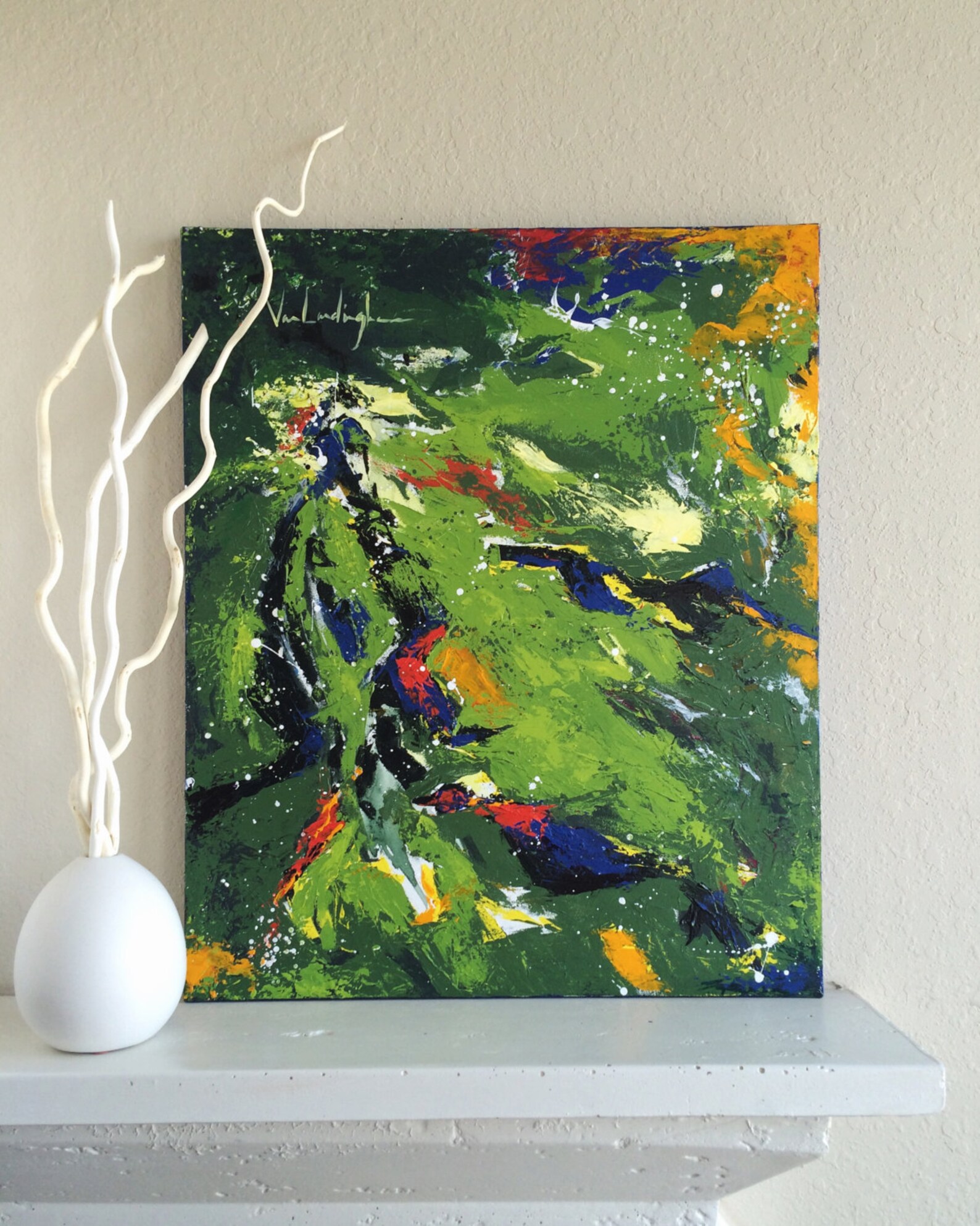 Abstract Painting Print - 18" X 22" - Etsy