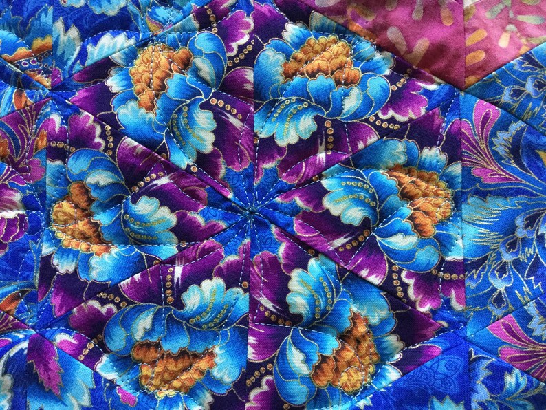 One Block Wonder Kaleidoscope Quilt - Etsy