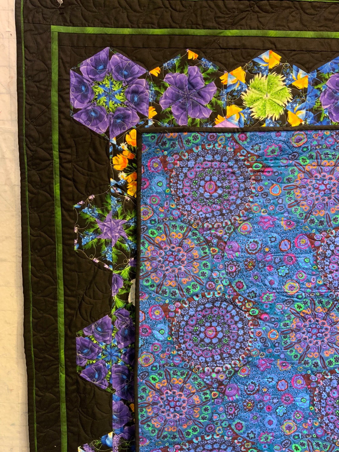 One Block Wonder Kaleidoscope Quilt - Etsy