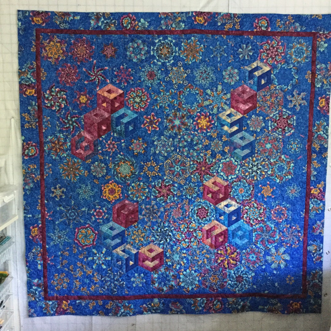 One Block Wonder Kaleidoscope Quilt - Etsy
