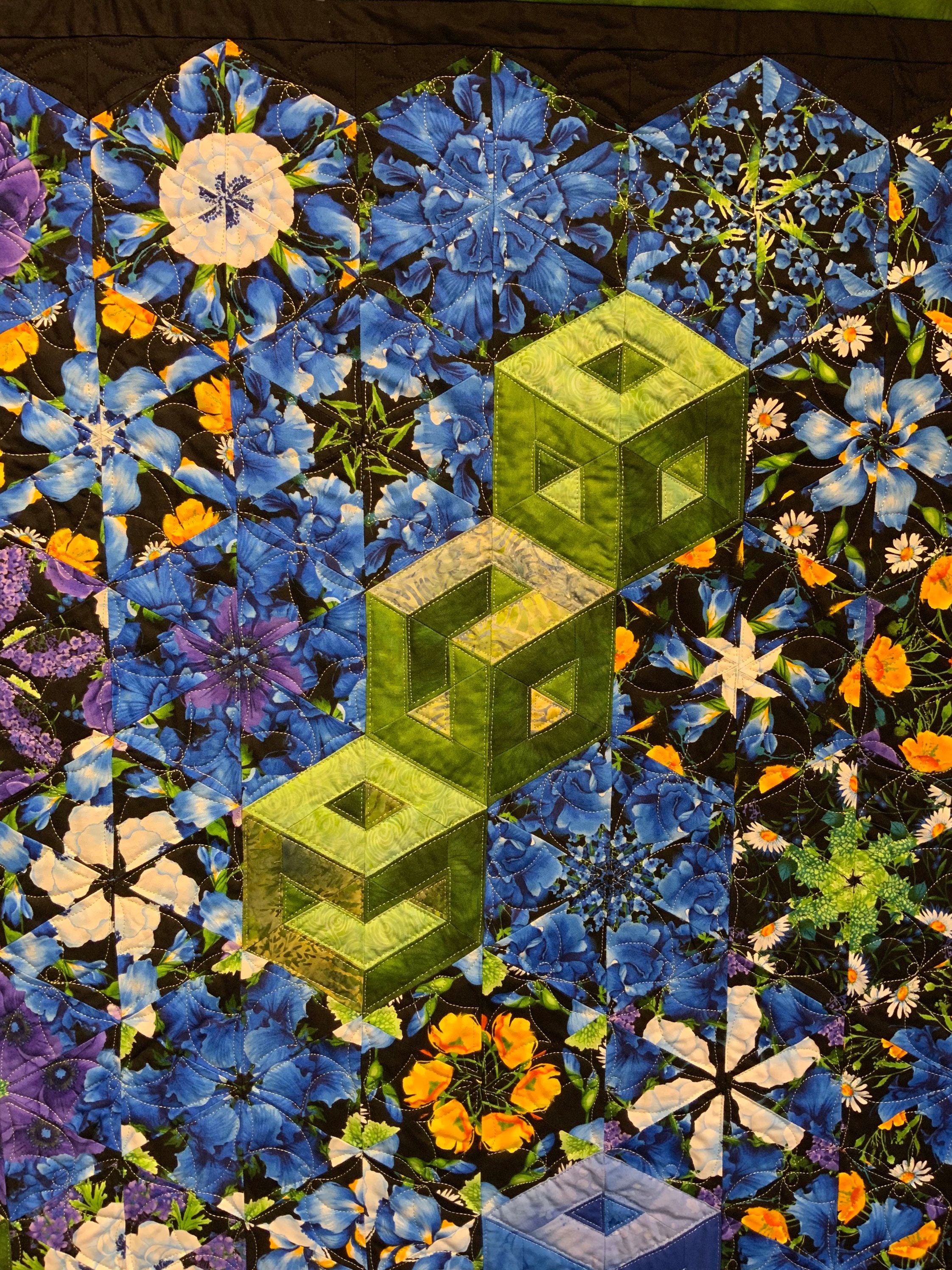 One Block Wonder Kaleidoscope Quilt - Etsy