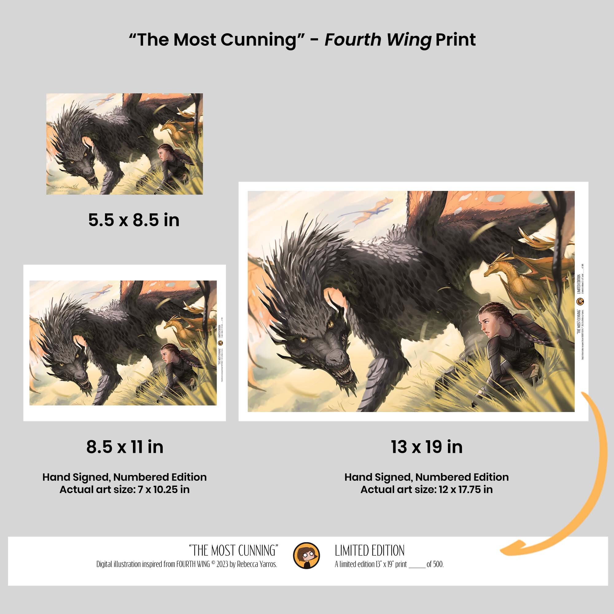 The Most Cunning - Officially Licensed FOURTH WING Print - Etsy