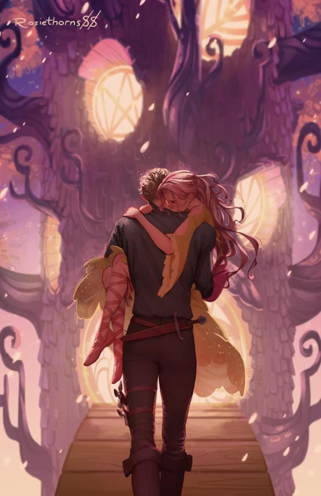 Night-glimmer -officially Licensed the Ballad of Never After Print - Etsy