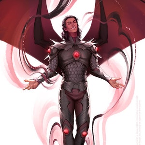 Mocking Grin ACOMAF Officially Licensed Print PRE-ORDER - Etsy