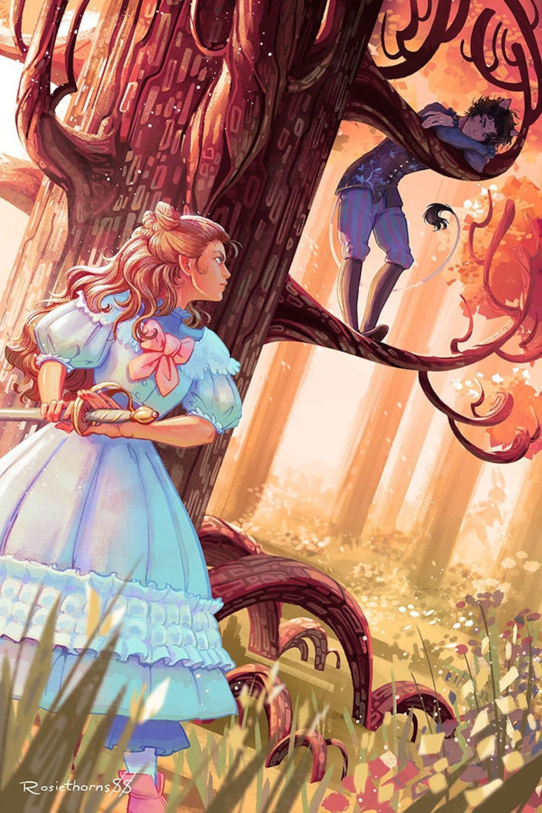 We're All Mad Here -officially Licensed "the Folk of the Air" Print - Etsy