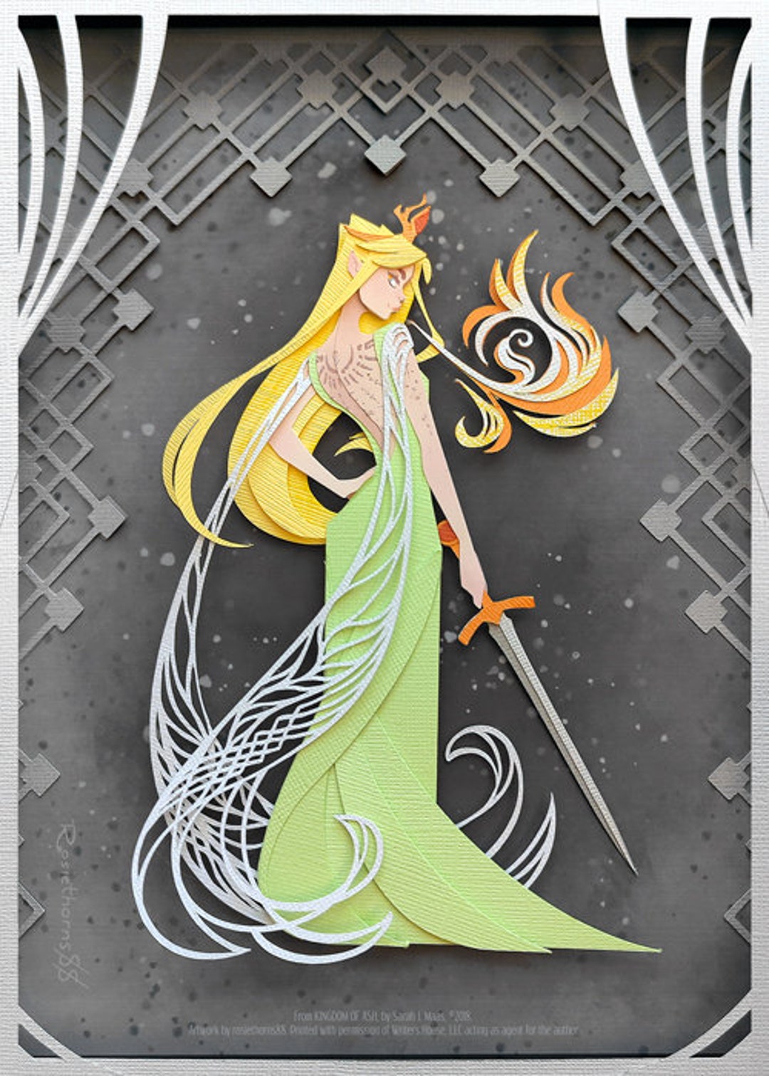 Fire Breathing Queen kingdom of Ash / Throne of Glass Officially ...