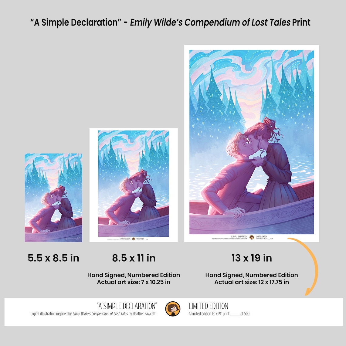 A Simple Declaration -emily Wilde Print - Etsy