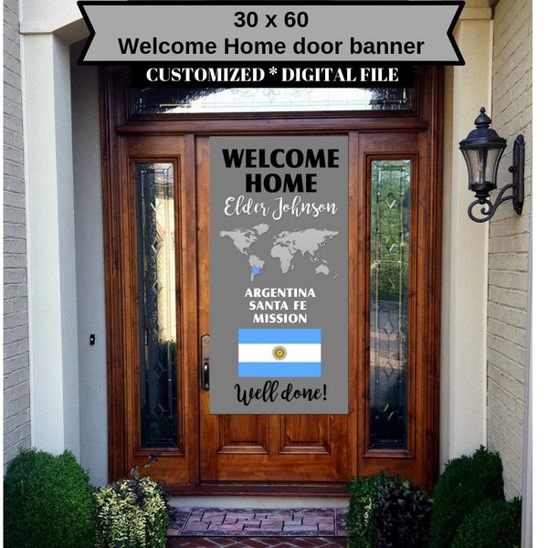 Welcome Home Banner - Etsy