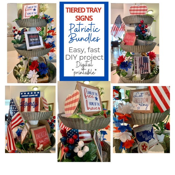 Tiered Tray Signs - Etsy