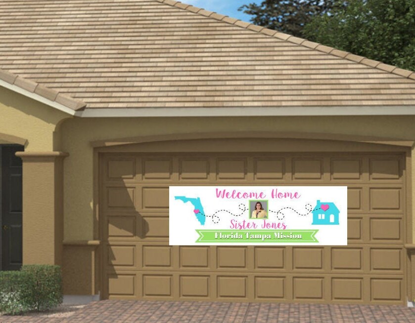 LDS Missionary Welcome Home Poster/banner With Map or Photo | Etsy