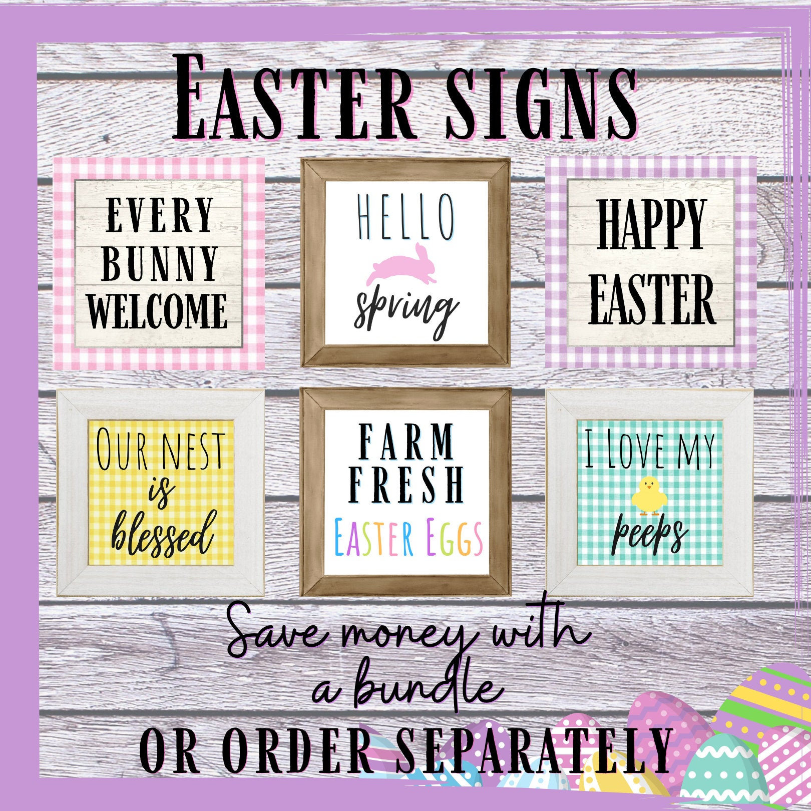 Tiered Tray Signs, Easter Signs, Digital, Printable, Diy (jpg File) - Etsy
