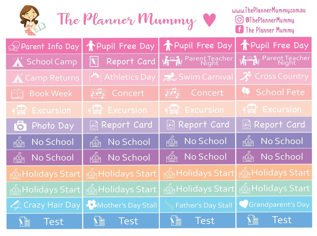 48 X Ultimate School Header Events Exam Excursion Book Carnival ...