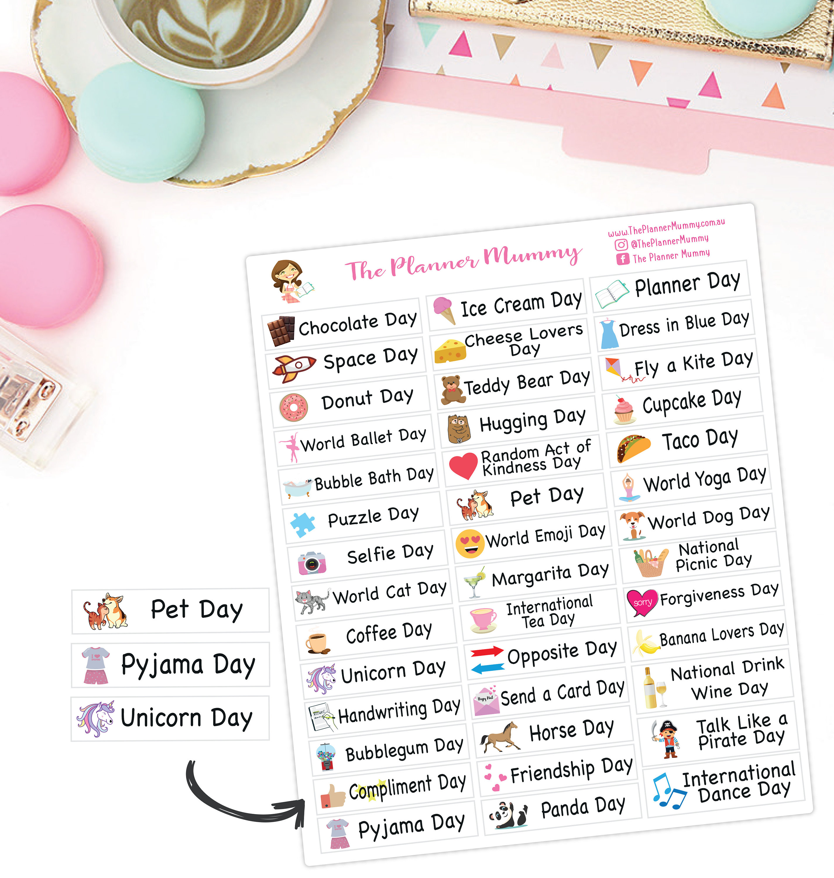 40 X Annual Public Australian or USA Holiday Headers - Etsy