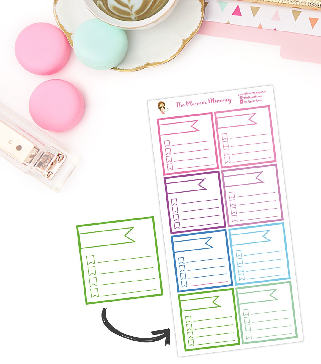 Memo to Do Event Reminder Stickers Planner Diary Calendar Kikki K Erin ...