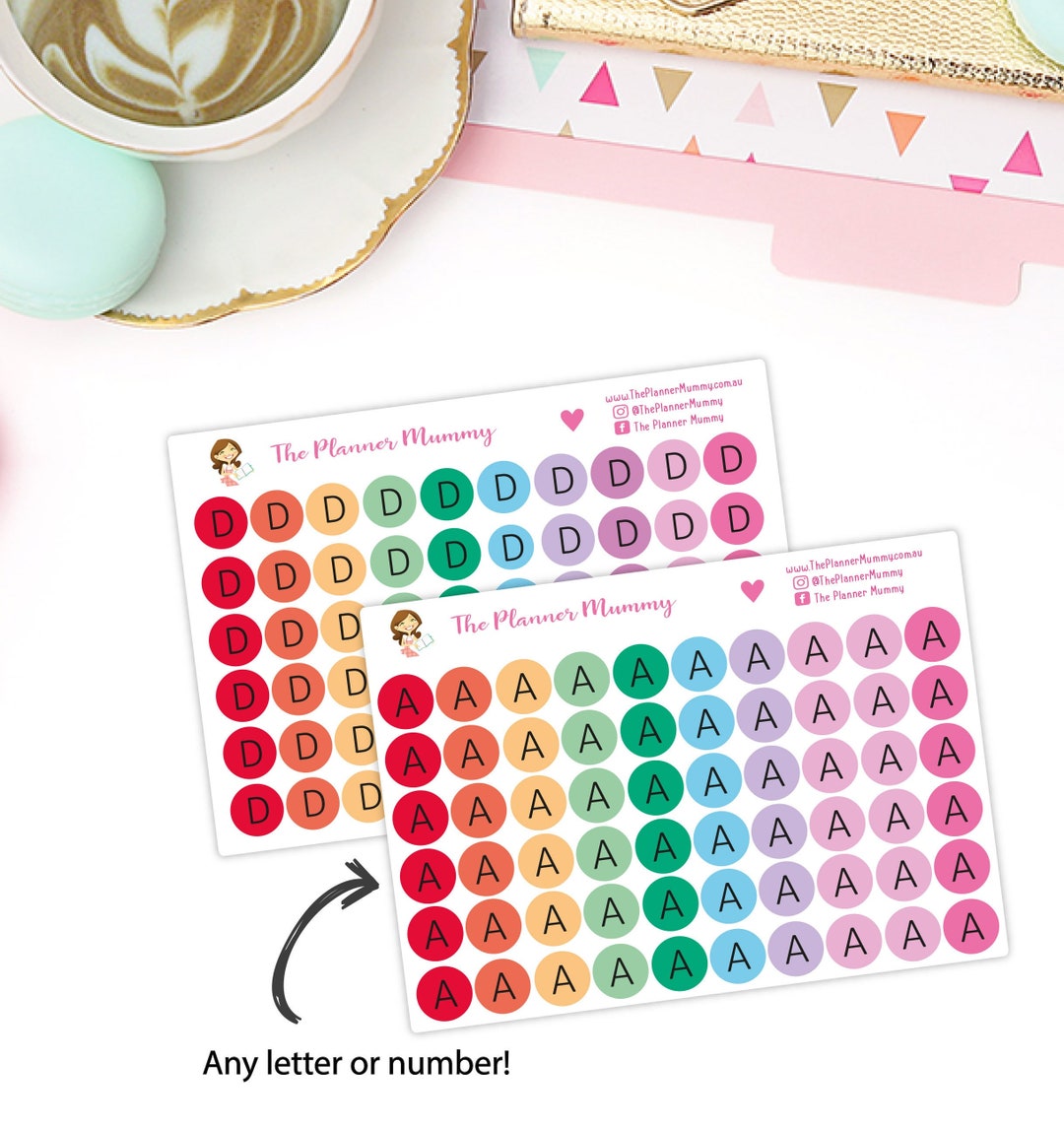 Initial or Number Name Sheets A-Z Mark Children Kids Family Code ...