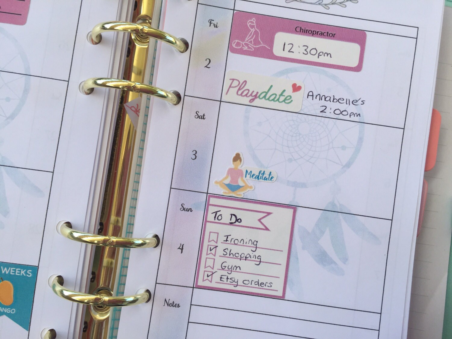 Memo to Do Event Reminder Stickers Planner Diary Calendar Kikki K Erin ...