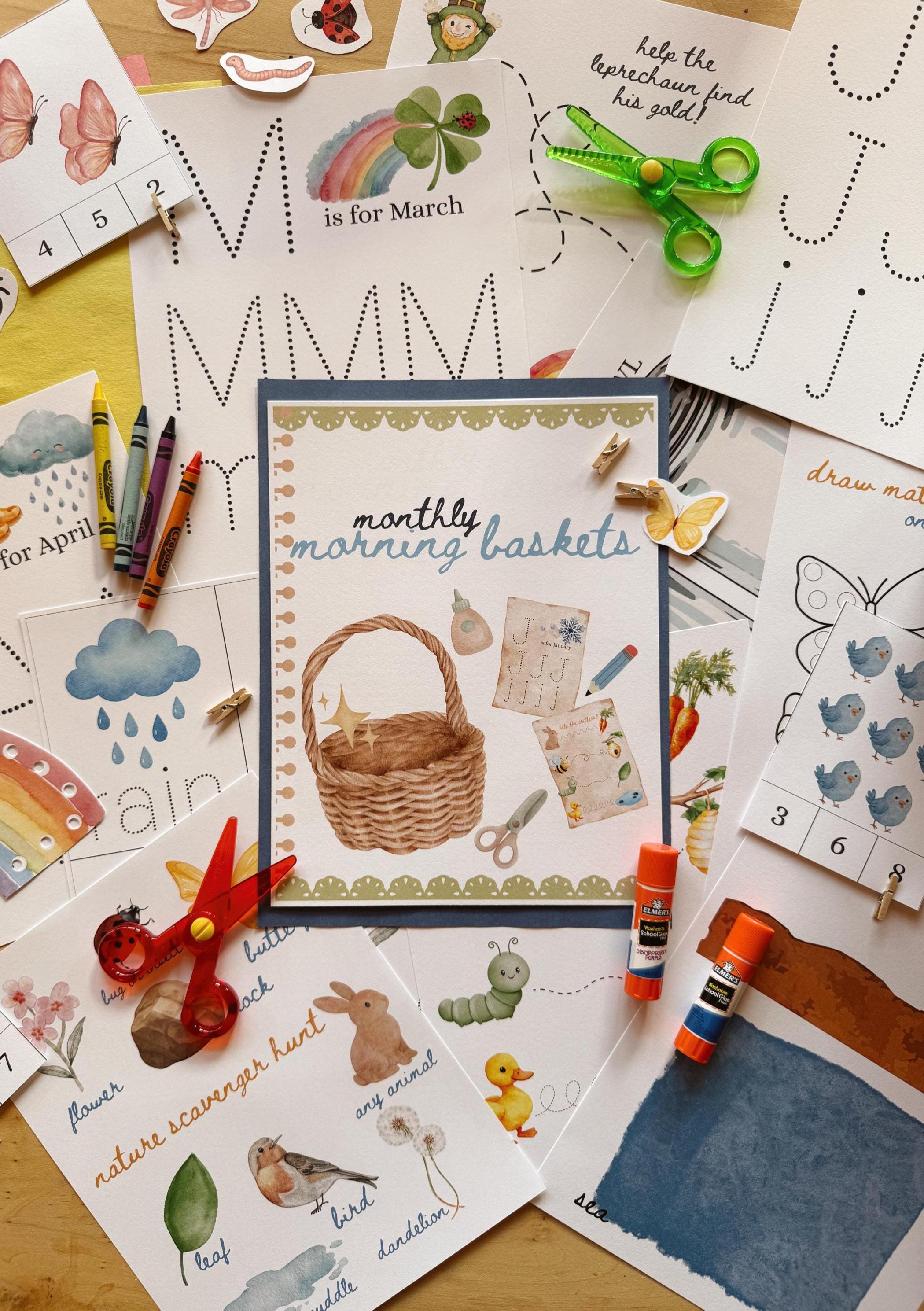 Monthly Morning Basket Guide - Etsy