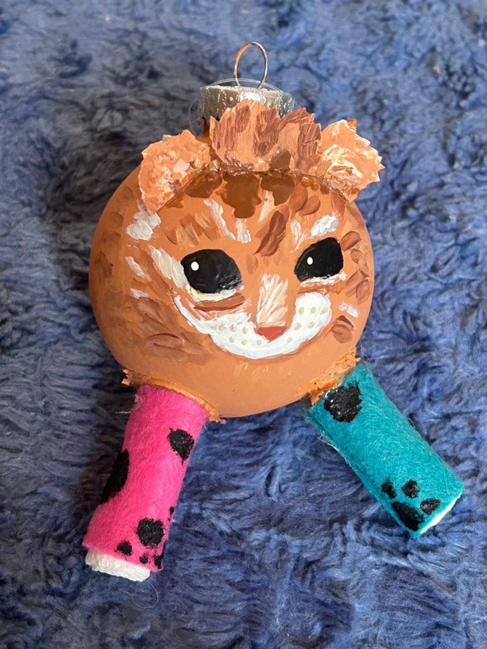 TATER TOT Spud Bud Bonkers Kitty Crusaide Cat Christmas Ornament ...