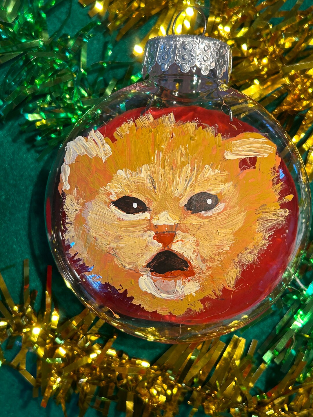 TATER TOT Spud Bud Bonkers ANGY Kitty Crusaide Cat Christmas Ornament ...