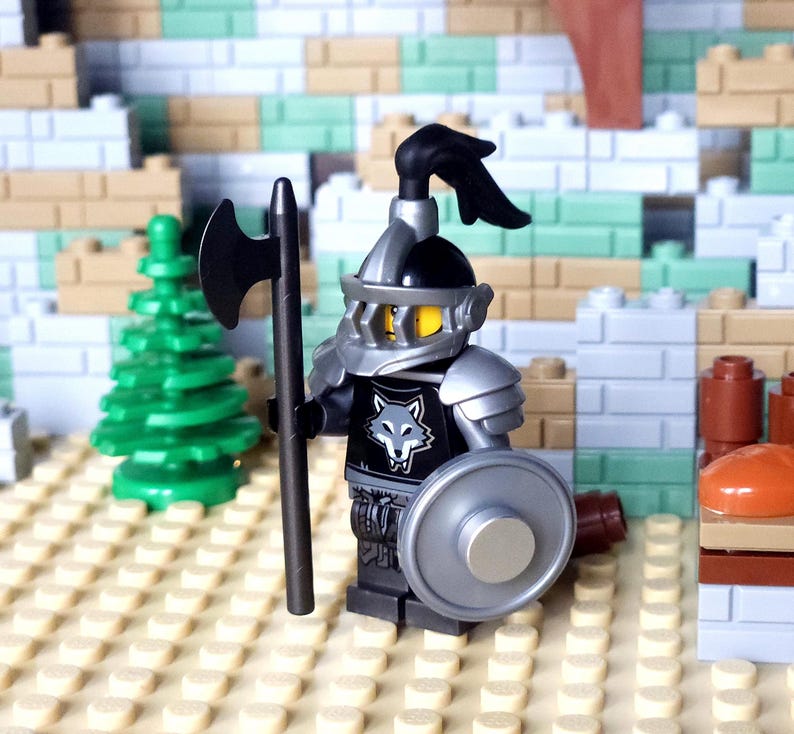 LEGO® MOC Fantasy Horror Minifigure From Original LEGO® Parts - Wolf ...