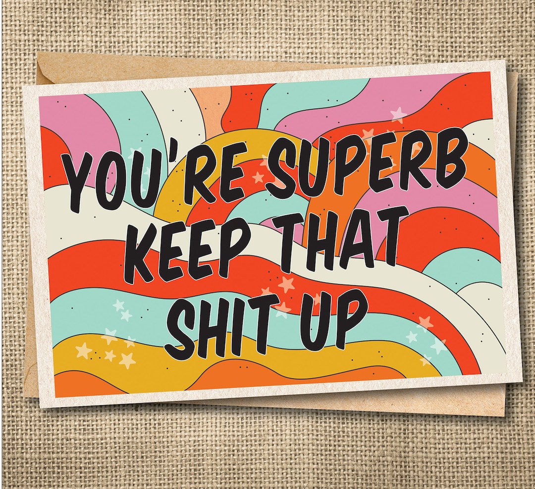 You Are Superb, Encouragement Card, Sobriety Cards Bundle, Sober ...