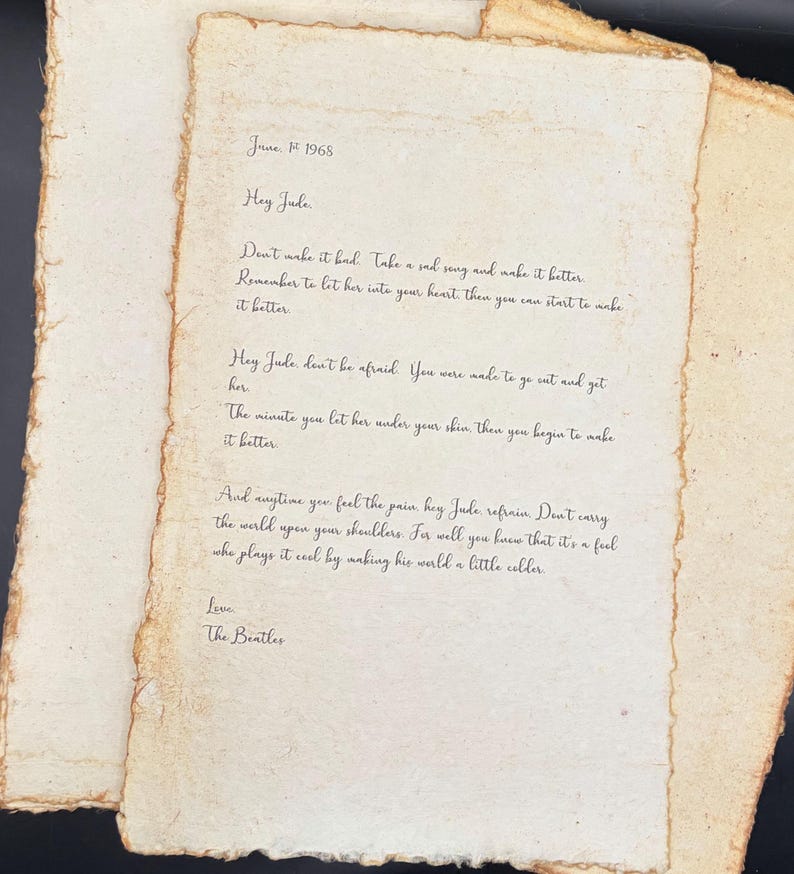 Custom Handwritten Letter, Poem, Wedding Vows, Wax Sealed Note - Etsy