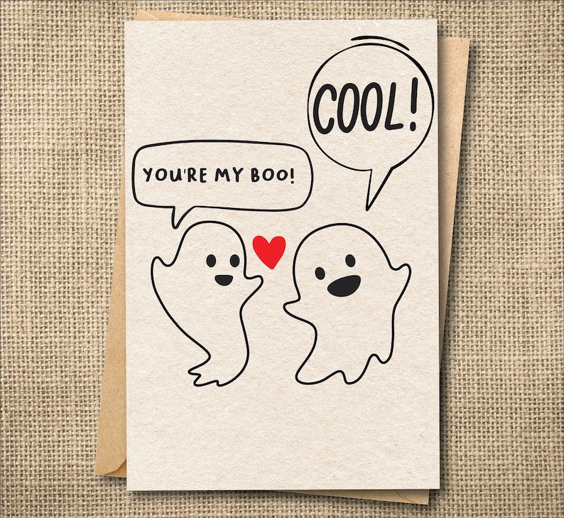 You're My Boo You're My Boo Card Funny I Love You - Etsy