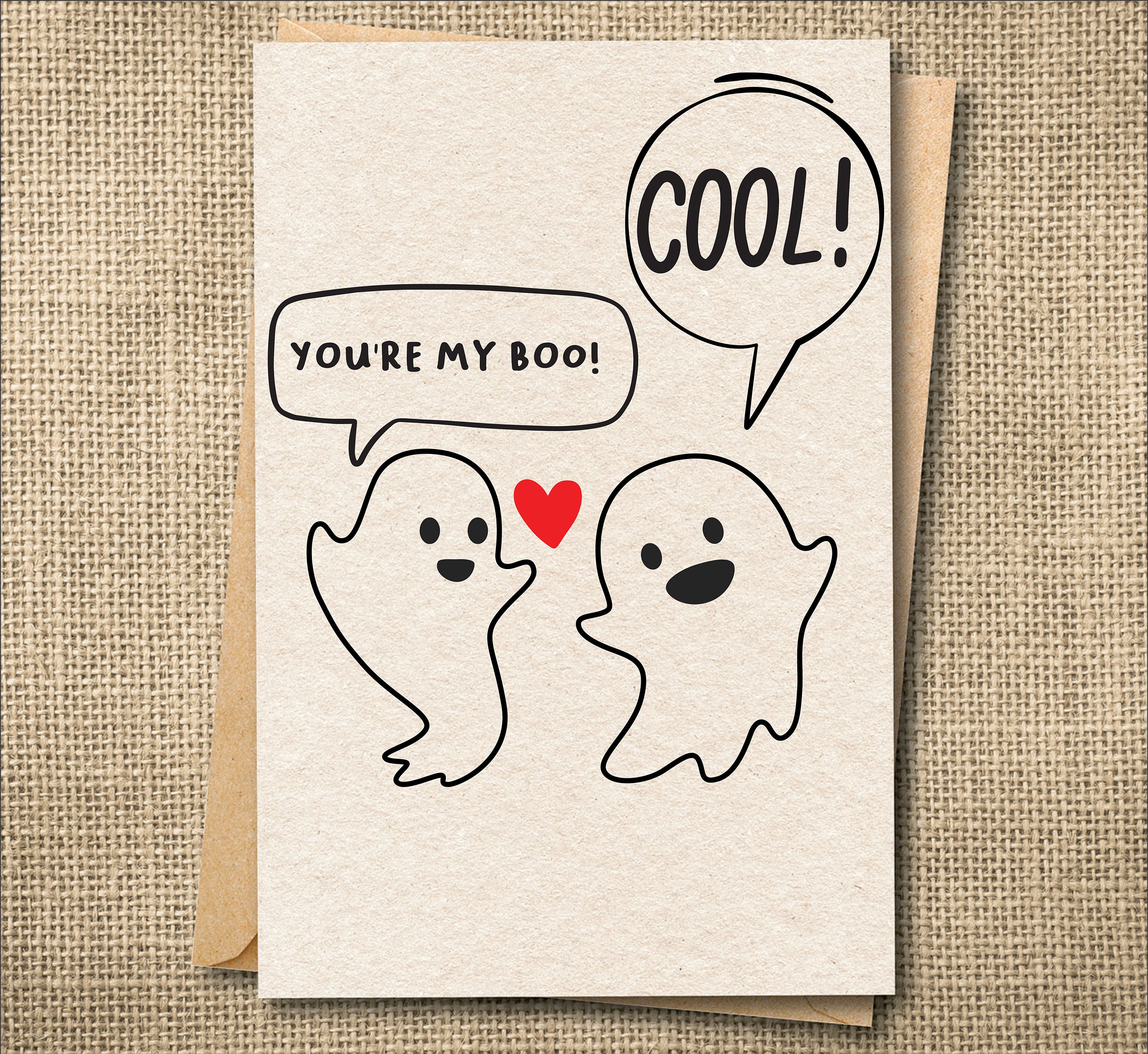 You're My Boo You're My Boo Card Funny I Love You - Etsy