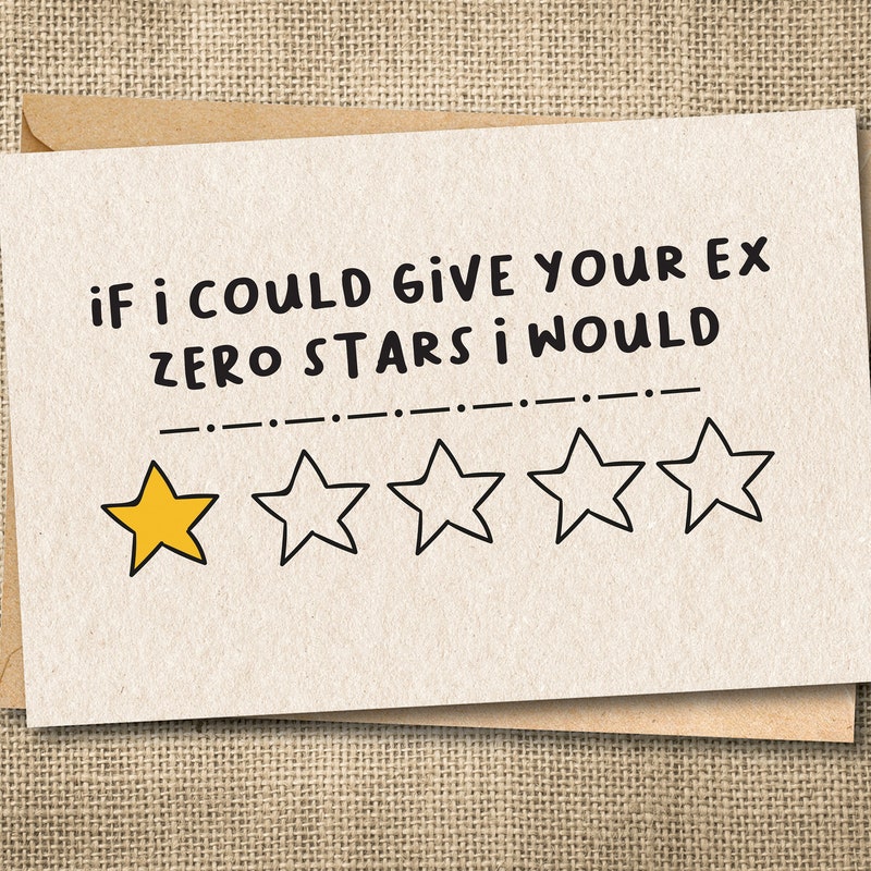 Break up Card - Etsy