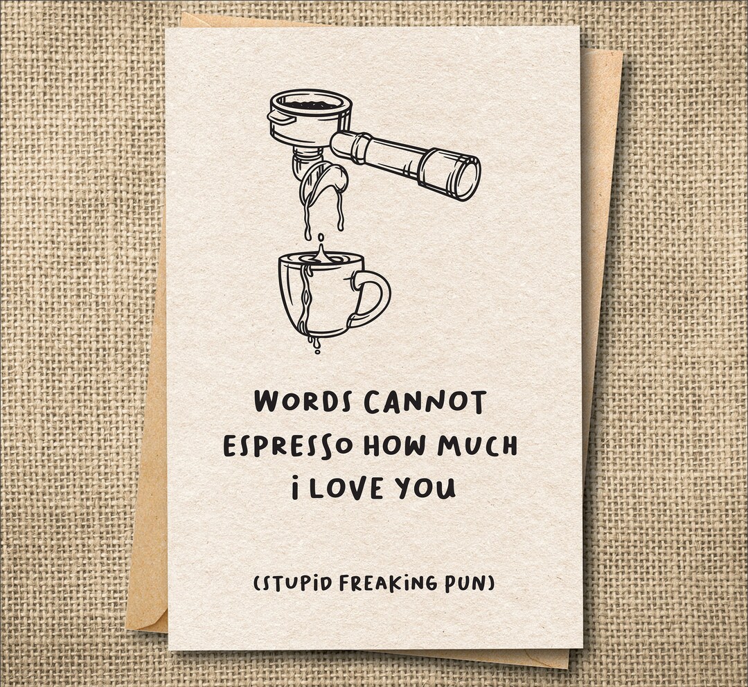 Funny Pun Card Pun Card Pun Love Card Funny Valentines Day - Etsy