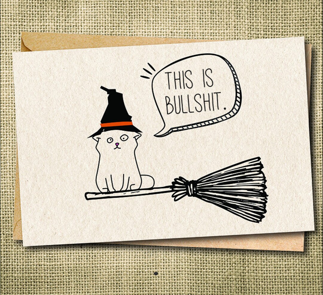 Funny Halloween Card, Happy Halloween, Halloween Card Set, Halloween ...