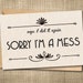 I'm Sorry Card Apology Card I Messed up Card Custom - Etsy