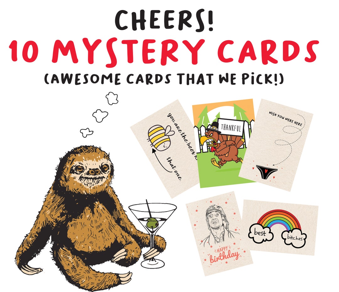 Mystery Cards, Cheap Bulk Cards, Cards on Sale, 10 Greeting Cards ...