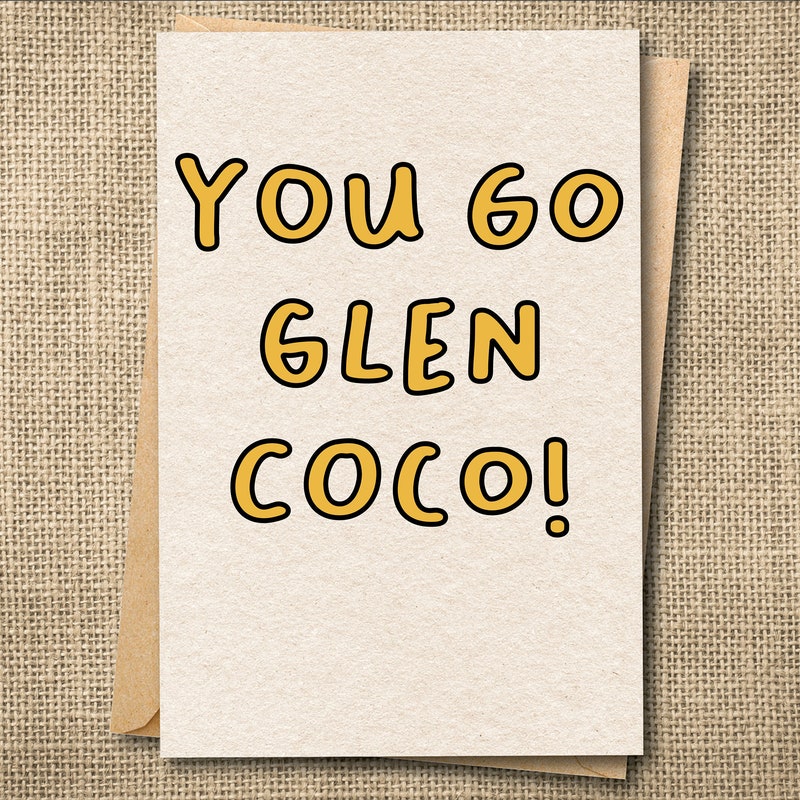 You Go Glen Coco - Etsy