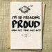 Funny Graduation Card: Freaking Proud of You, Congrats Grad - Etsy