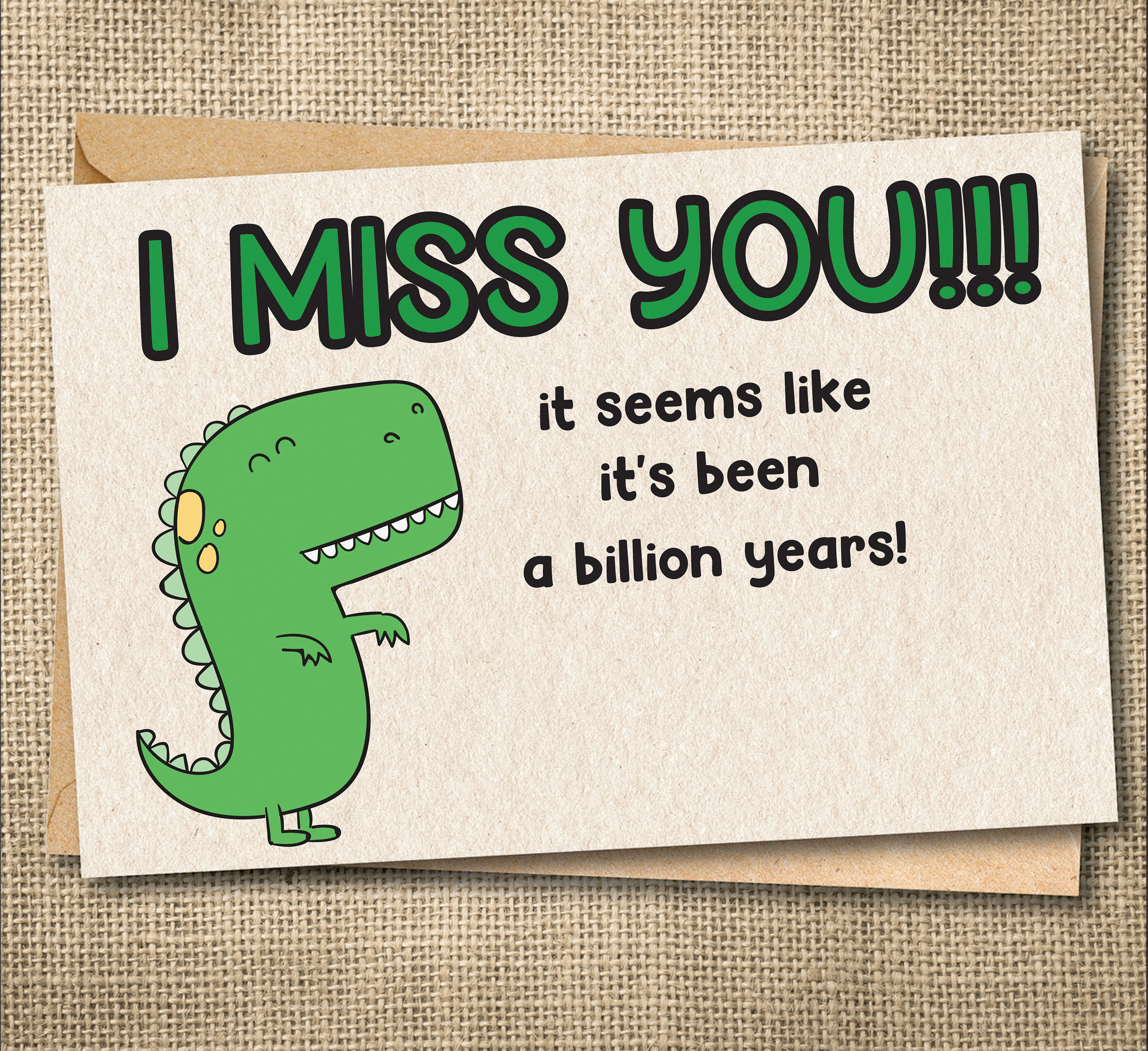 Miss You Card, Miss You Gift, Missing You, Thinking of You Card ...