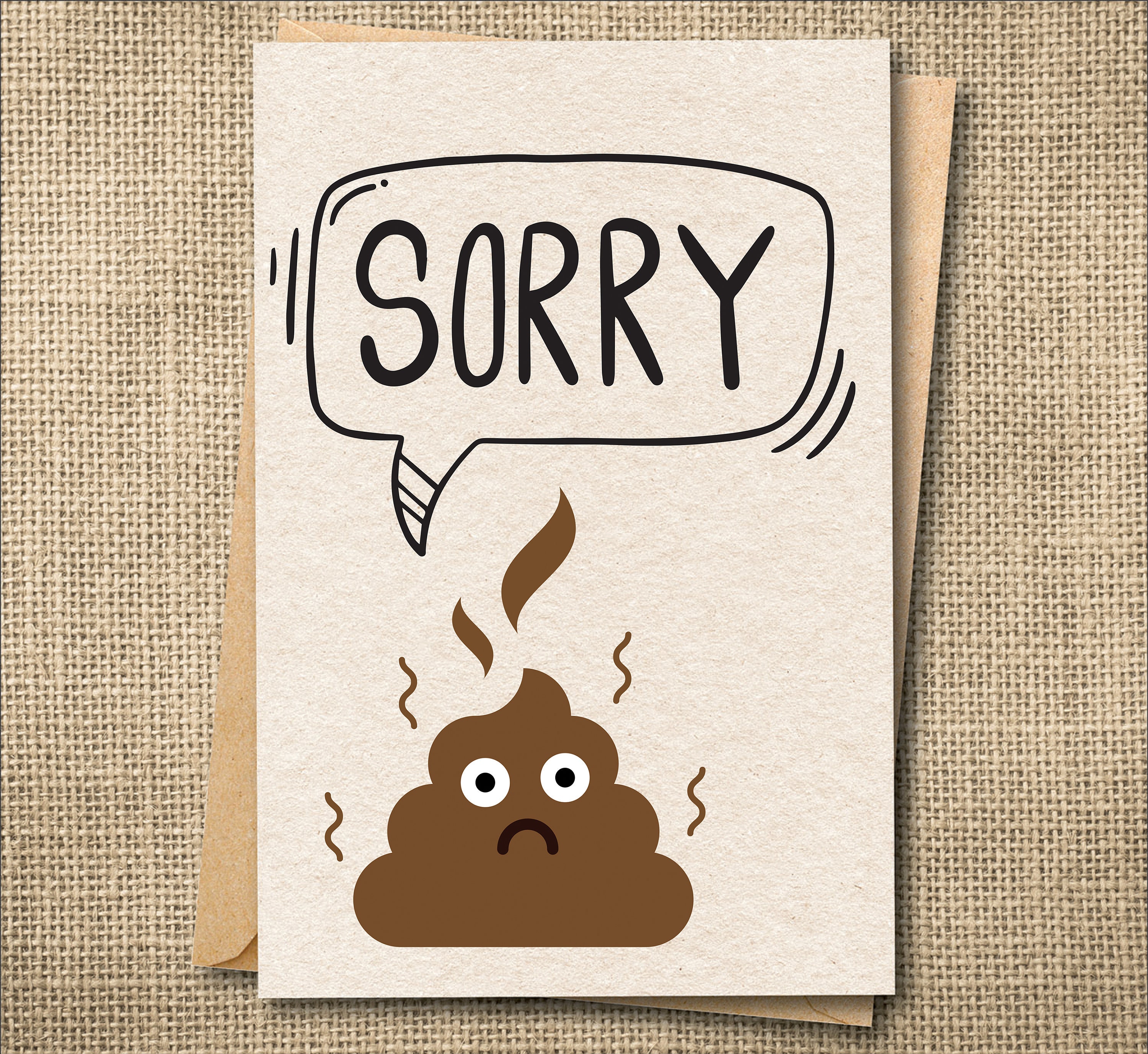 Apology Card, Funny Greeting Card, Sorry Card, Apology Gift, I'm Sorry ...