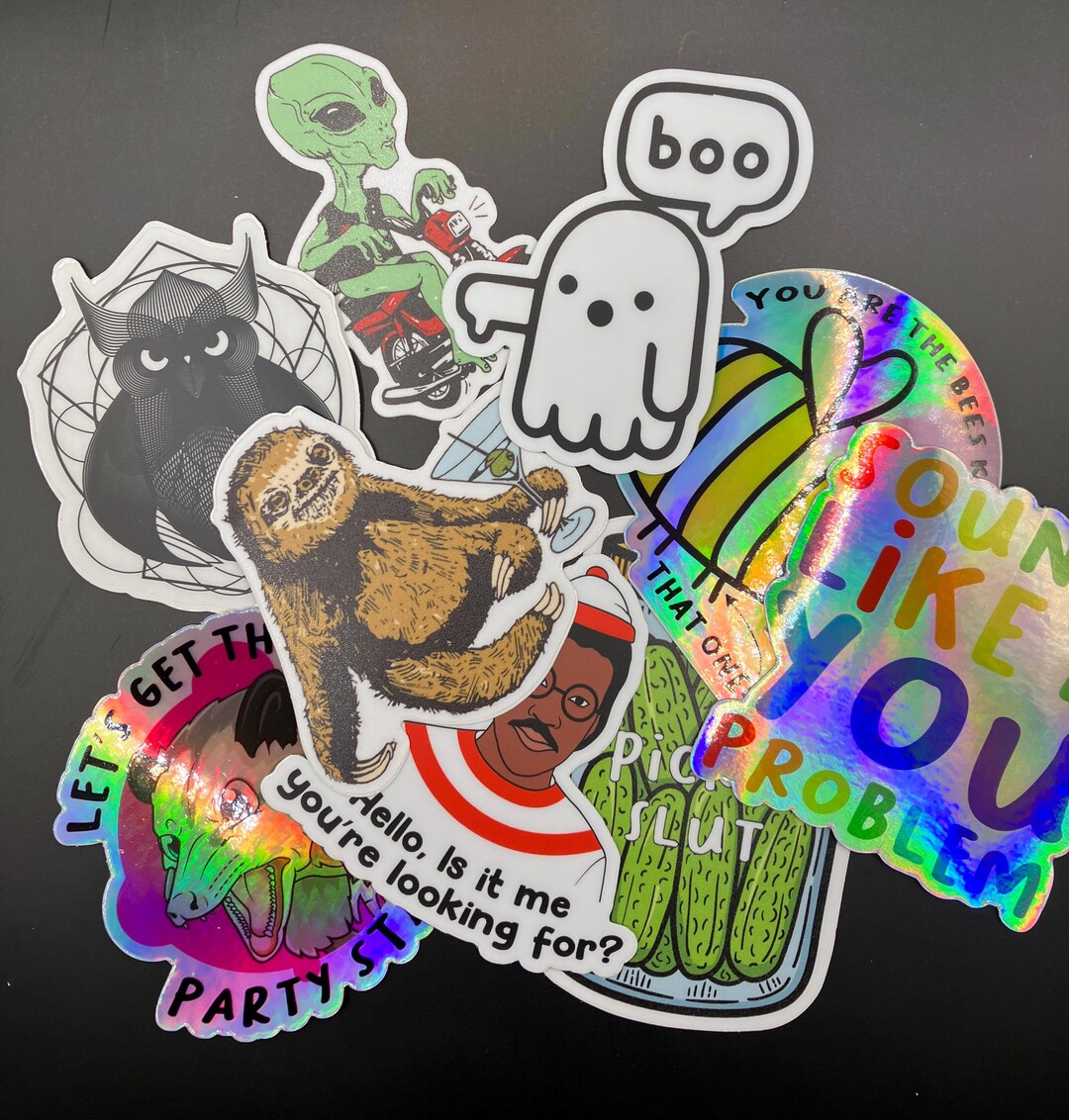 Cute Bulk Stickers, Wholesale Stickers, Disapproving Ghost Thumbs Down ...