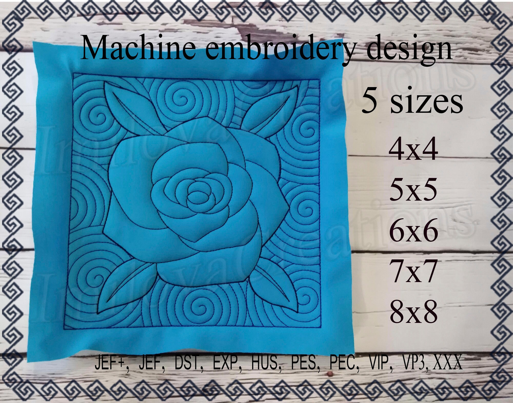 Quilt block Machine embroidery designs. quilt by the block | Etsy