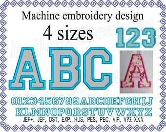 Embroidery Applique Font | Etsy