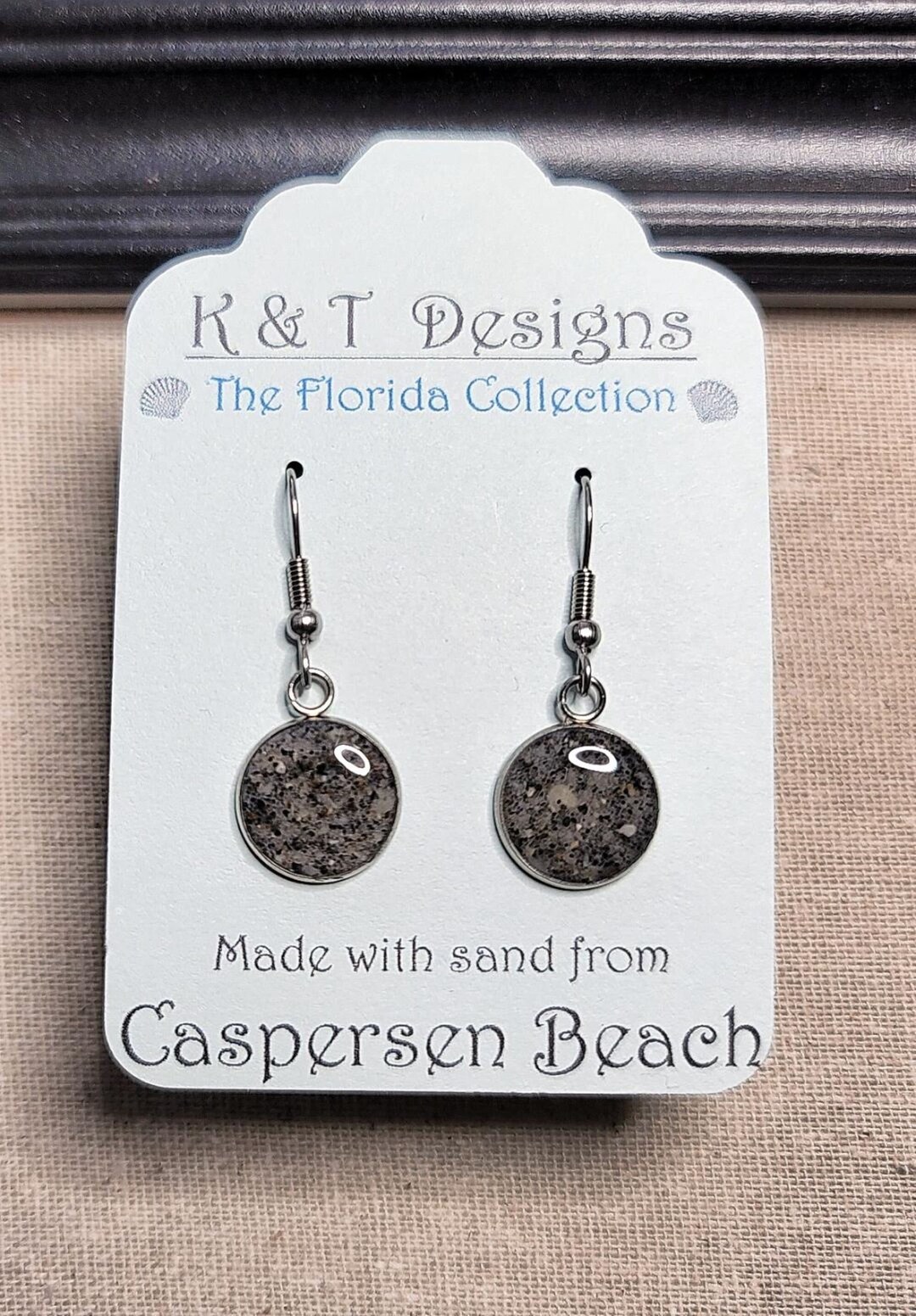 Casperson Sand Earrings - Florida Beach Sand Jewelry - Etsy