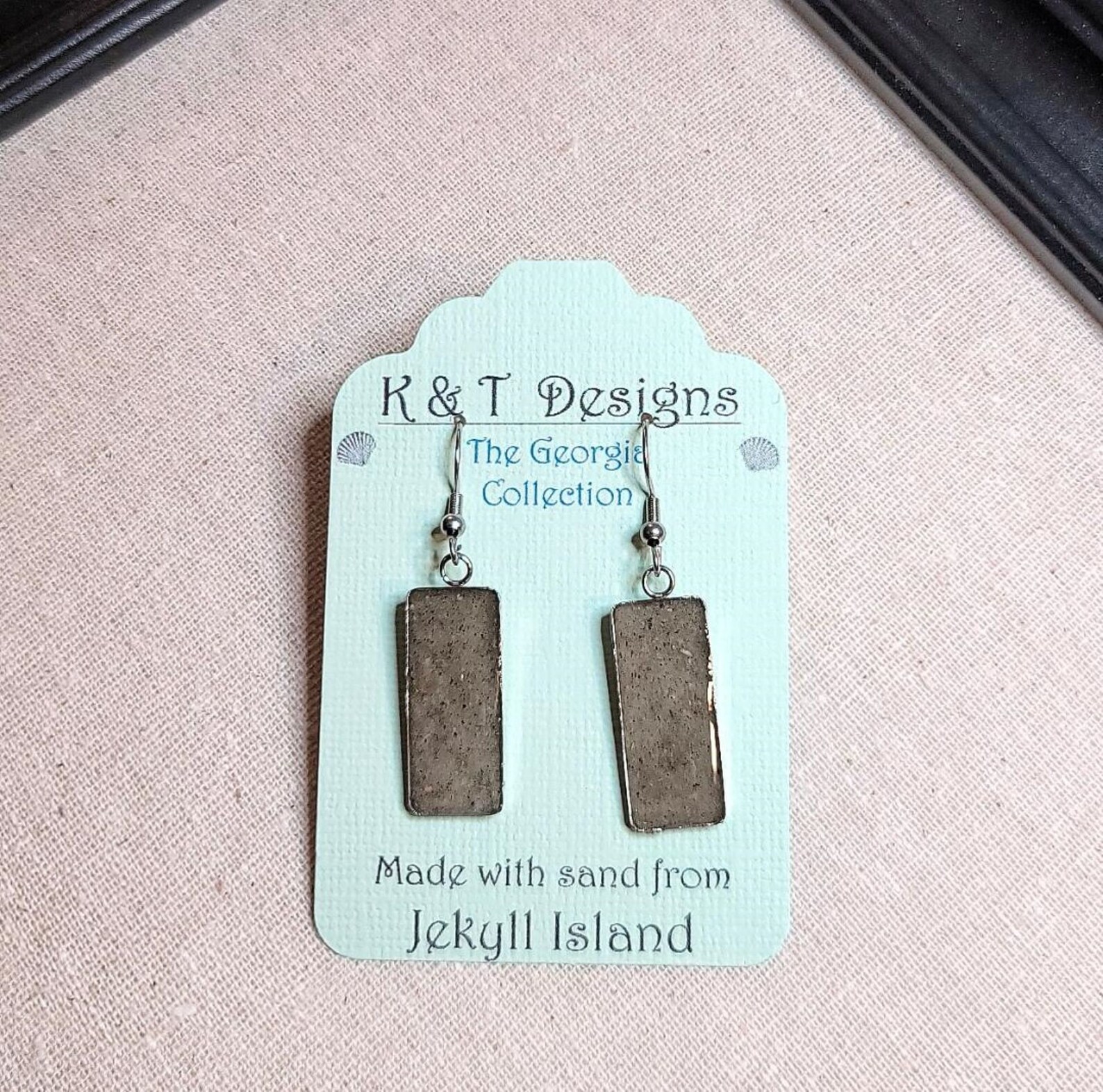 Jekyll Island Beach Sand Earrings - Georgia Jewelry - Etsy