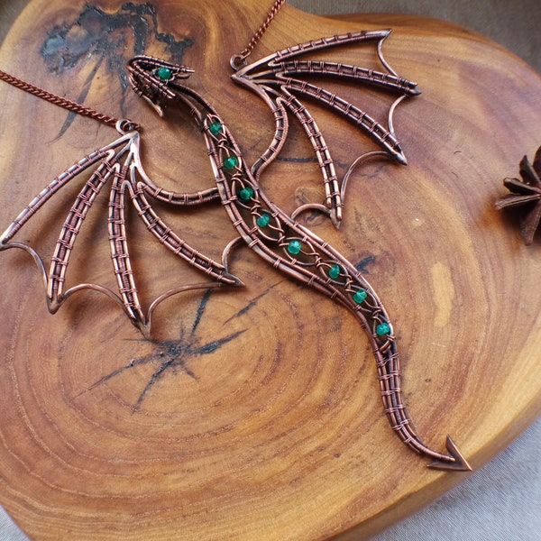 Wire Wrapped Dragon - Etsy