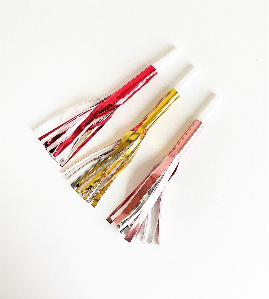 Red Party Noisemakers, Valentine's Gift, Rose Gold Party Horns ...