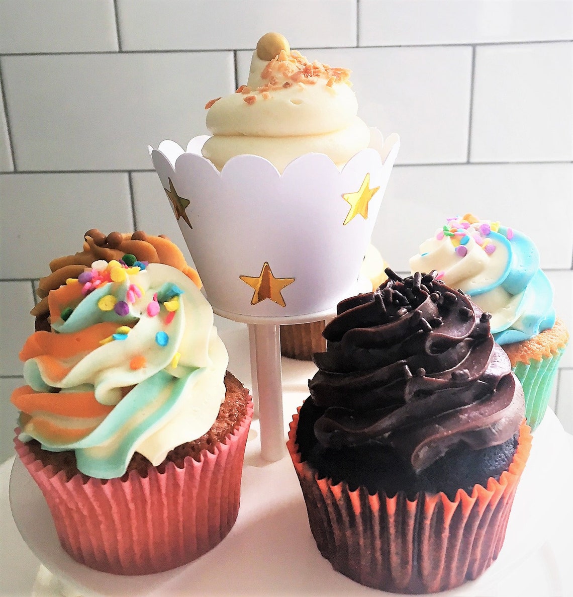 Star Cupcake Wrappers Twinkle Twinkle Little Star Cupcake - Etsy