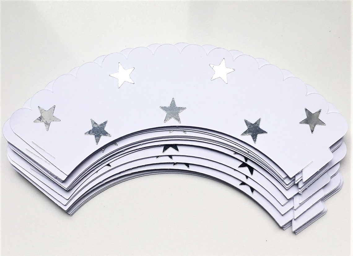 Star Cupcake Wrappers Twinkle Twinkle Little Star Cupcake | Etsy