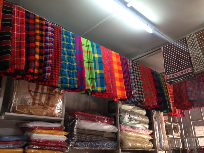 African Maasai Shuka Maasai leso 100% Acrylic | Etsy