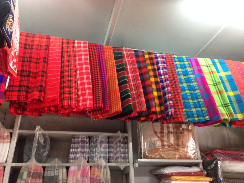 African Maasai Shuka Maasai leso 100% Acrylic | Etsy