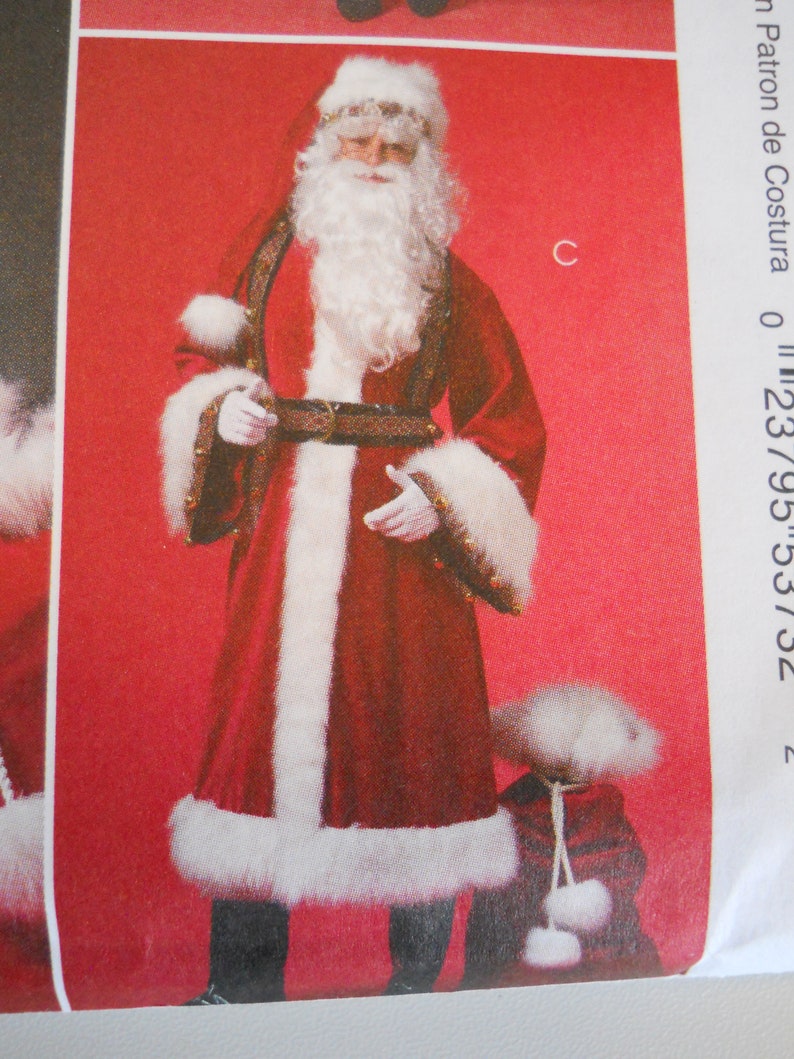 Victorian Traditional Sexy Santa Suits Mccall's M5550 XM (S-M-L) or XN ...